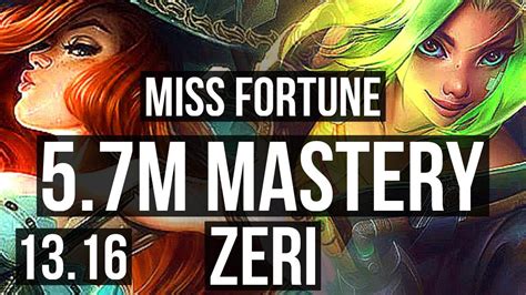 MF Xerath Vs ZERI Neeko ADC 5 7M Mastery 1700 Games