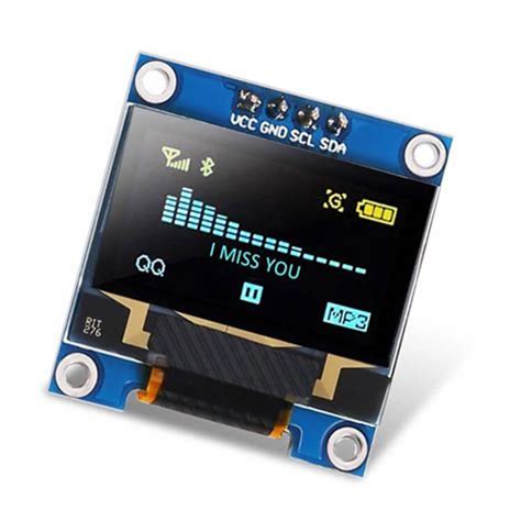 Inch I C IIC Pin OLED Display Module BLUE