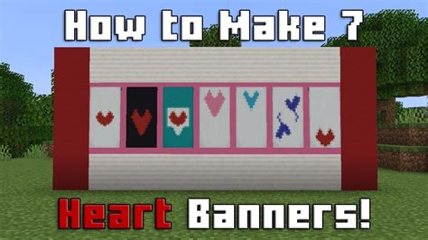 Minecraft Banner With Heart At Johnnie Hart Blog