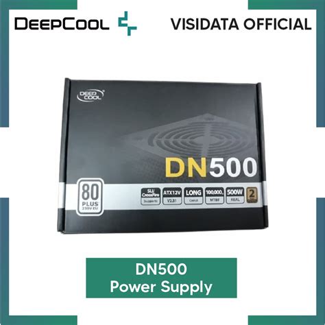 Jual DEEPCOOL DN500 - 500W 80+ PLUS CERTIFIED POWER SUPPLY | Shopee ...