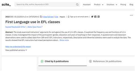 First Language Use In Efl Classes