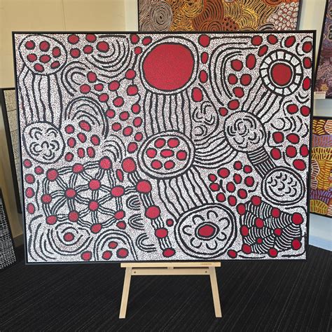 Marlene Young 1200 Mm X 1500 Mm Mandel Aboriginal Art Gallery