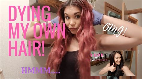 Dying My Own Hair Youtube