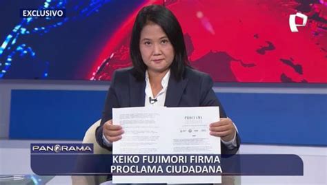 Keiko Fujimori firmó Juramento por la democracia y se comprometió con respetar la