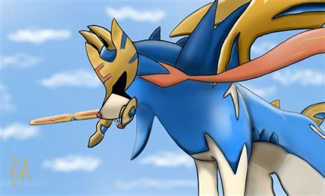 Zacian Pokemon Sword And Shield By Banimate On Deviantart