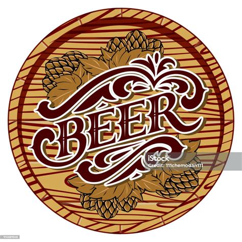 向量彩色插圖與啤酒桶和跳躍向量圖形及更多吧 公共飲食地方圖片 吧 公共飲食地方 含酒精飲品 商務 Istock