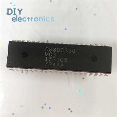 1pcs5pcs Ds80c320mcg Ds80c320 80c320 Dip 40 High Speedlow Power Micro