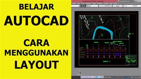 BELAJAR MENGGUNAKAN LAYOUT DI AUTOCAD YouTube