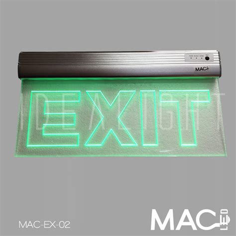 LED Exit Sign Acrylic Idealight
