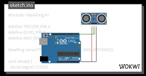 Ultrasonis Sensor Copy Wokwi Esp32 Stm32 Arduino Simulator