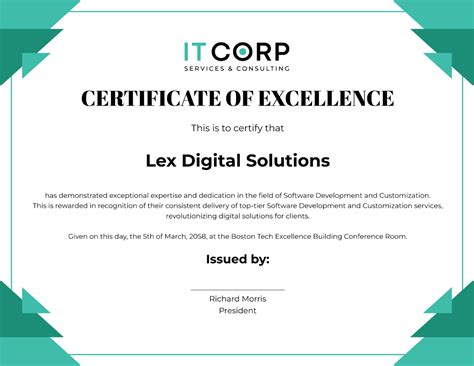 Certificate Template Software