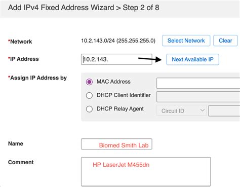 How To Set Up A Fixed Ip Address For A Departmental Printer Knowledgebase Desktop Computing