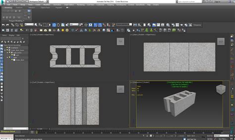 Cinder Block 3d Model 29 Fbx Obj Max 3ds Free3d