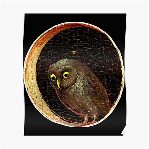 Hieronymus Bosch Owl Garden Of Earthly Premium Matte Vertical Poster
