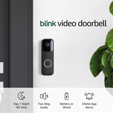 Blink Video Doorbell Sync Module 2 Two Year Battery Life Two Way