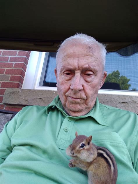 The First Selfie My Grandpa Took With His New Phone