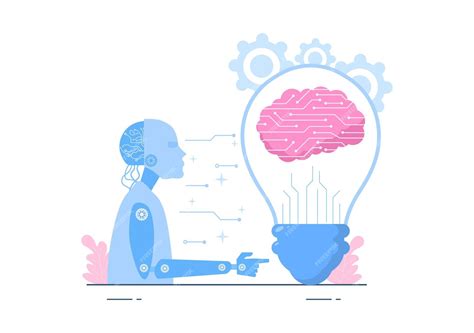 Premium Vector Artificial Intelligence Digital Brain Technology And