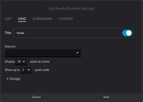 Displaying Feeds On Site Pages Finalsite Support