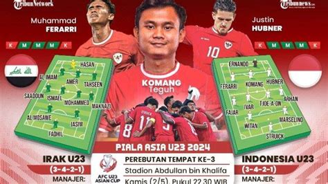 LINK LIVE Nonton LIve Streaming Timnas U23 Indonesia Vs Irak Prediksi