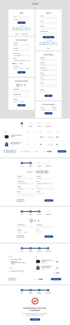 UI UX Web Forms Data Entry Wizards