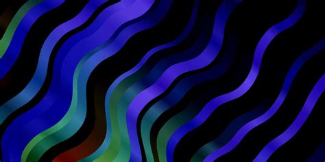 Dark Multicolor Pattern With Curves 52332568 Vector Art At Vecteezy