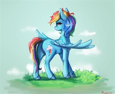 Rainbow Dash Рэйнбоу Дэш Mlp Art Mane 6 Miokomata My
