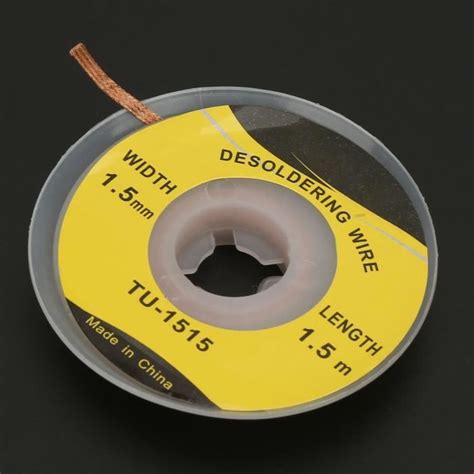 EJ life Fil à dessouder dissolvant de soudure de carte PCB de fil de tresse de dessoudage de