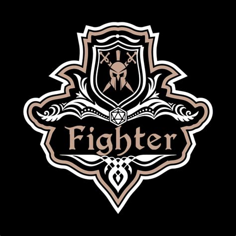 Dandd Fighter Class Crest Fighter Class Tapestry Teepublic