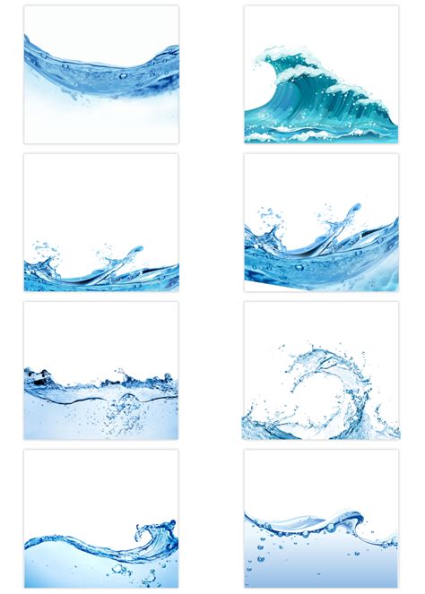 水挥洒动感水浪图片素材免费下载 觅知网