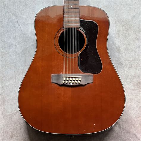 Guild D 212m 12 String Dreadnought 1981 Mahogany Brown Reverb Uk