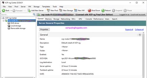 Managing Xcp Ng Hypervisor With Xencenter Xcp Ng Center