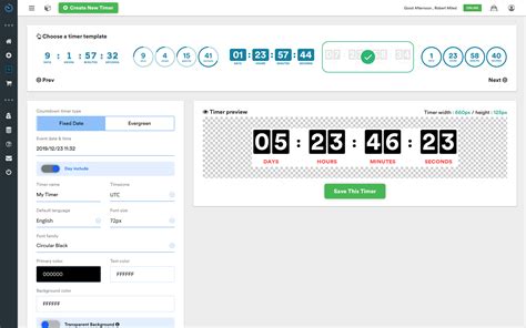 Outlook Countdown Timer