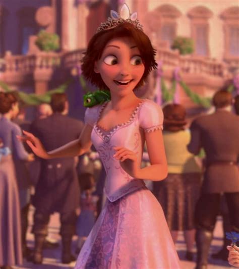 Stunning Brown Haired Rapunzel From Tangled
