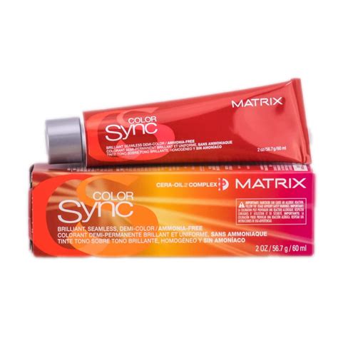 Matrix 6rb Light Brown Red Brown Matrix Color Sync Hair Color 2
