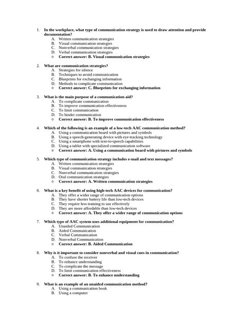 Effective Aac Communication Methods Pdf Communication Nonverbal Communication