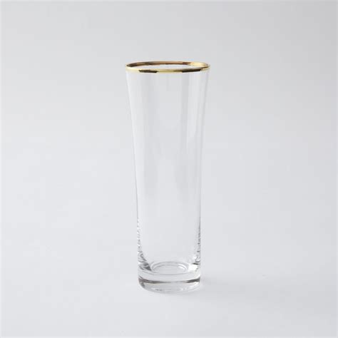 Metallic Rimmed Glassware Gold West Elm Uk