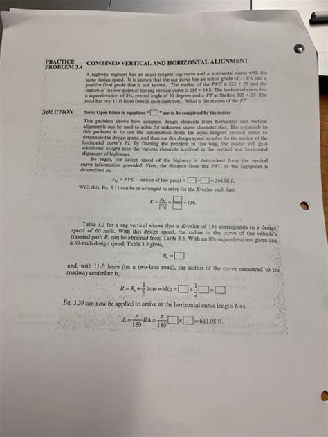 Solved Practice Problem Combined Vertical And Horizontal Chegg