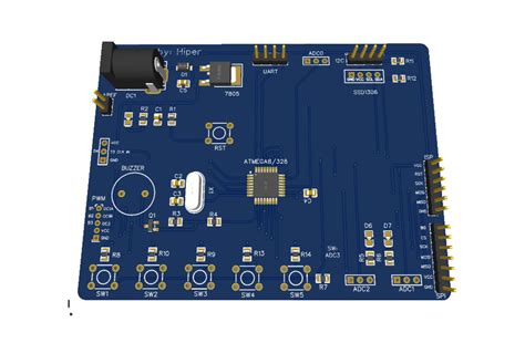 Atmega8 Dev Board Platform For Creating And Sharing Projects OSHWLab