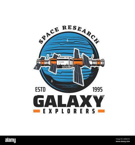 Orbital Station In Galaxy Space Planets Exploration And Research