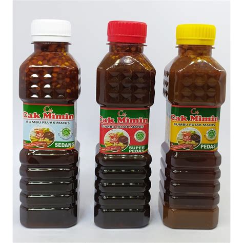 Jual Bumbu Rujak Manis Cak Mimin 250 Ml Shopee Indonesia