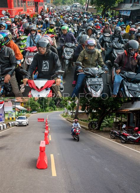 ARUS BALIK JALUR NAGREG ANTARA Foto