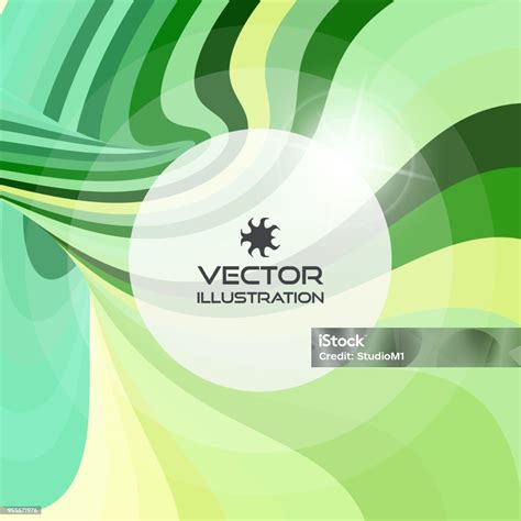 추상적인 소용돌이 배경 텍스트에 대 한 장소를 가진 벡터 일러스트입니다 3차원 형태에 대한 스톡 벡터 아트 및 기타 이미지 3차원 형태 가리기 곡선 Istock
