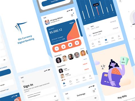 Mobile Banking App Design Ui Ux Design By Talha Shani On Dribbble