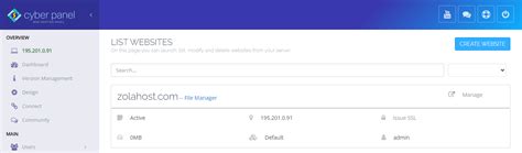 How To Add Domain Website In Cyberpanel Zolahost