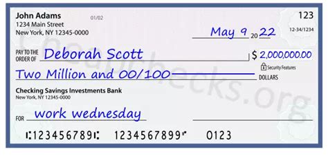 How To Write A Check For 2000000 Dollars Cheap Checks