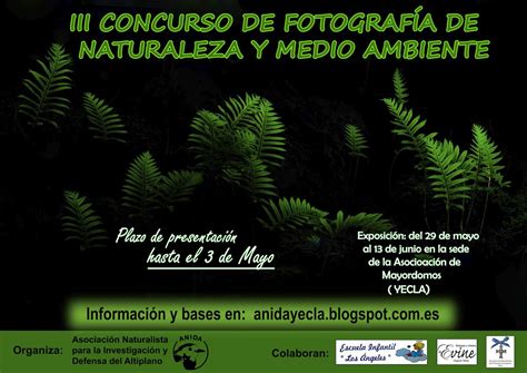 Concurso fotográfico de naturaleza y medio ambiente elclickverde