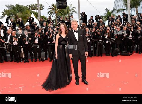 Calista Flockhart And Harrison Ford Attend The Premiere Of Indiana