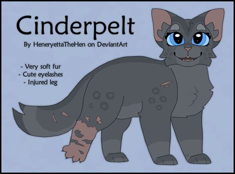 Warrior Cats Design 45 Cinderpelt By Heneryettathehen On Deviantart