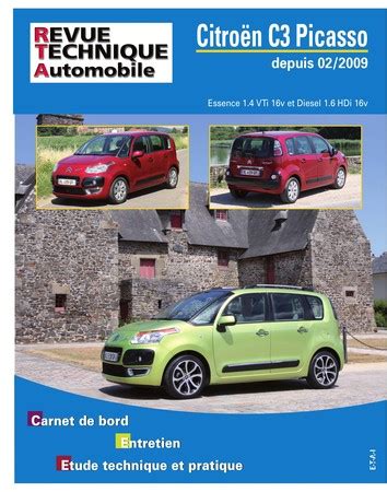 Revues Techniques Citroën C3 Picasso Auto titre