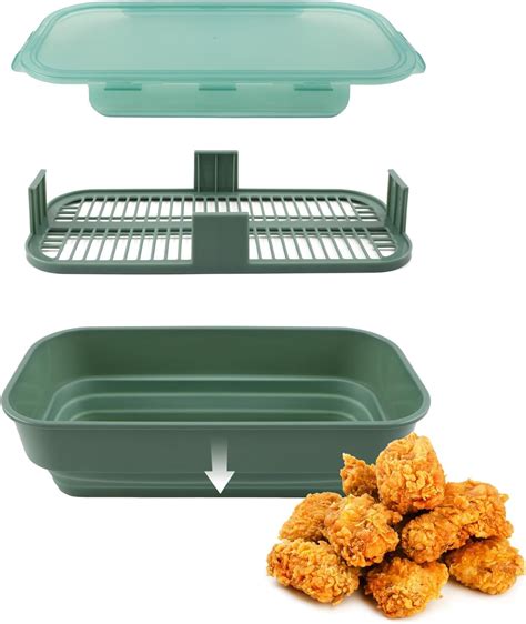 Home Decor Collapsible Batter Bowl With Shaker Container